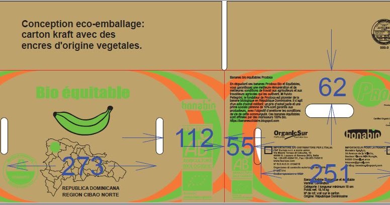 Une banane bio responsable avec une prime sociale: Nouveau design du ...