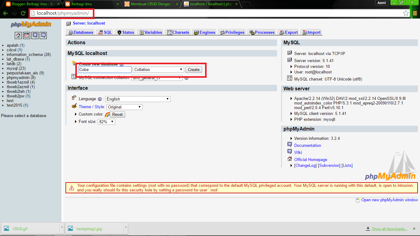 MEMBUAT CRUD SEDERHANA DENGAN PHP DAN MYSQL - Berbagi Ilmu