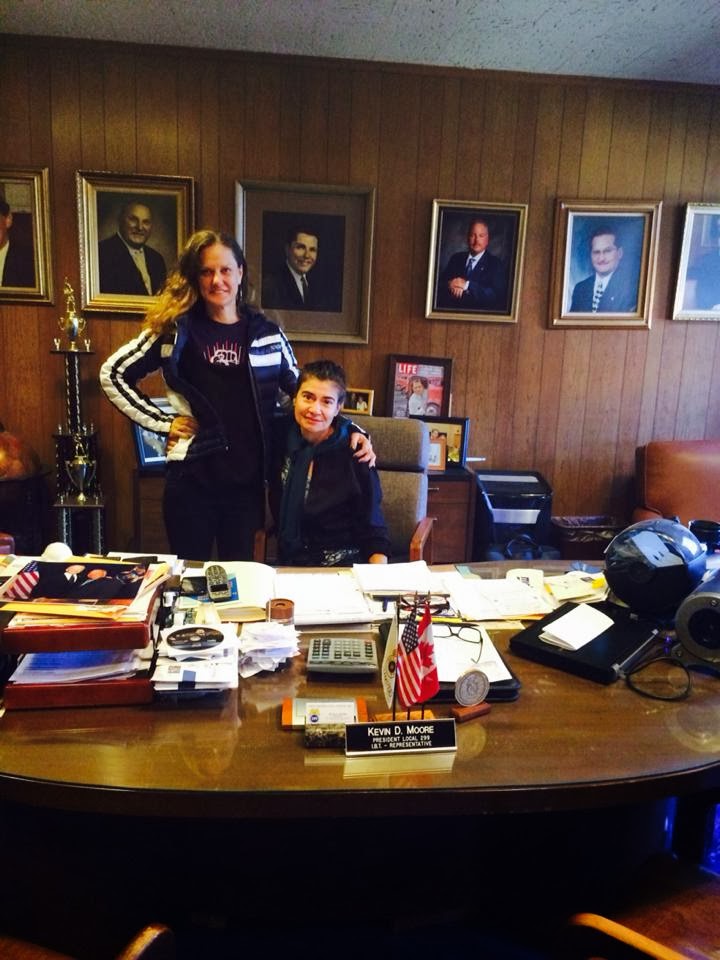 Teamster Nation: How an artist who stands with Teamsters sat in Hoffa's ...