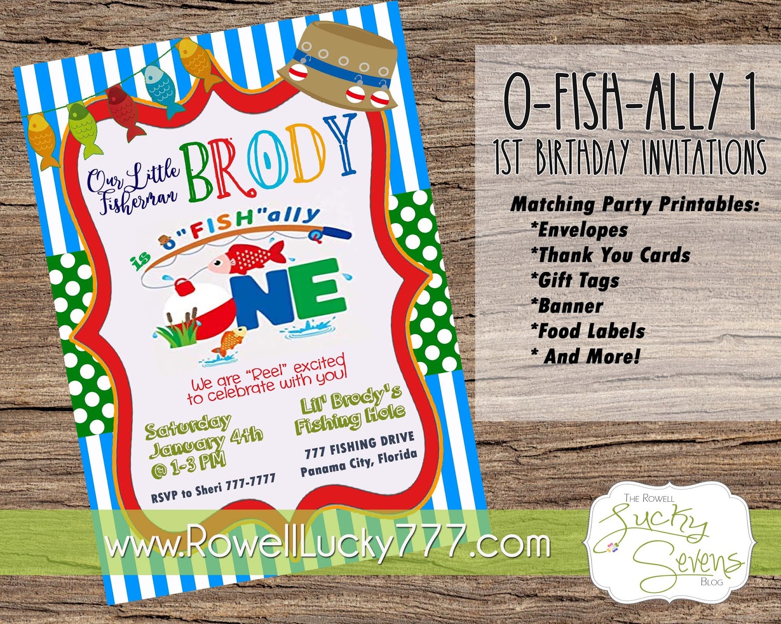 Lucky7s Studio: Custom Party Invitations