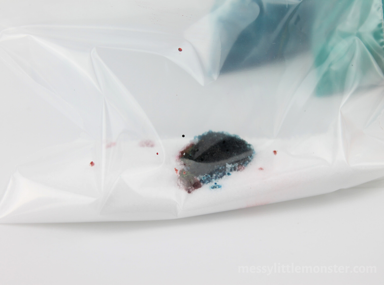 How to make Rainbow Coloured Salt - the easy way! - Messy Little Monster