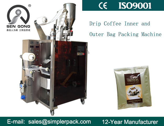 Tea bag packing machine: Drip Bag Packing Machine for Colombia Bogeta ...