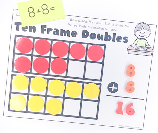 Doubles Facts in Math: Addition Fluency Strategy - First Grade Centers ...