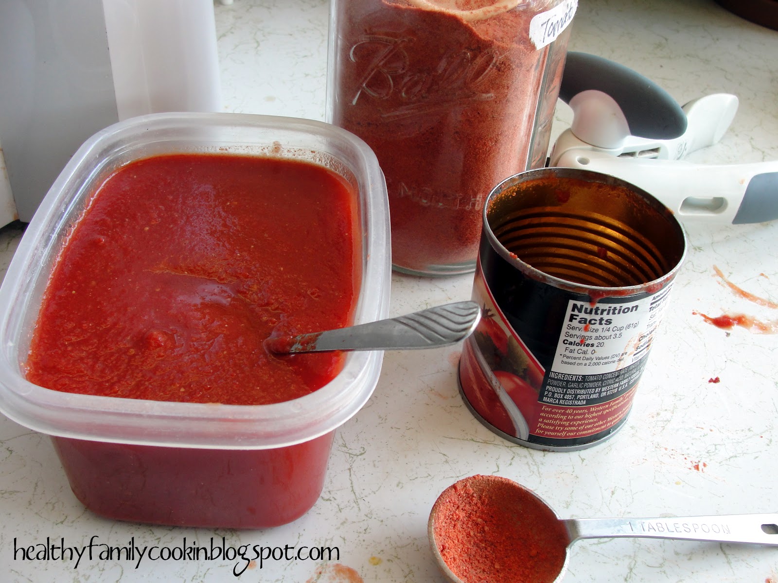 Healthy Family Cookin': Making your own Tomato Sauce (from dried Tomato ... Healthy Family Cookin': Making your own Tomato Sauce (from dried Tomato ...