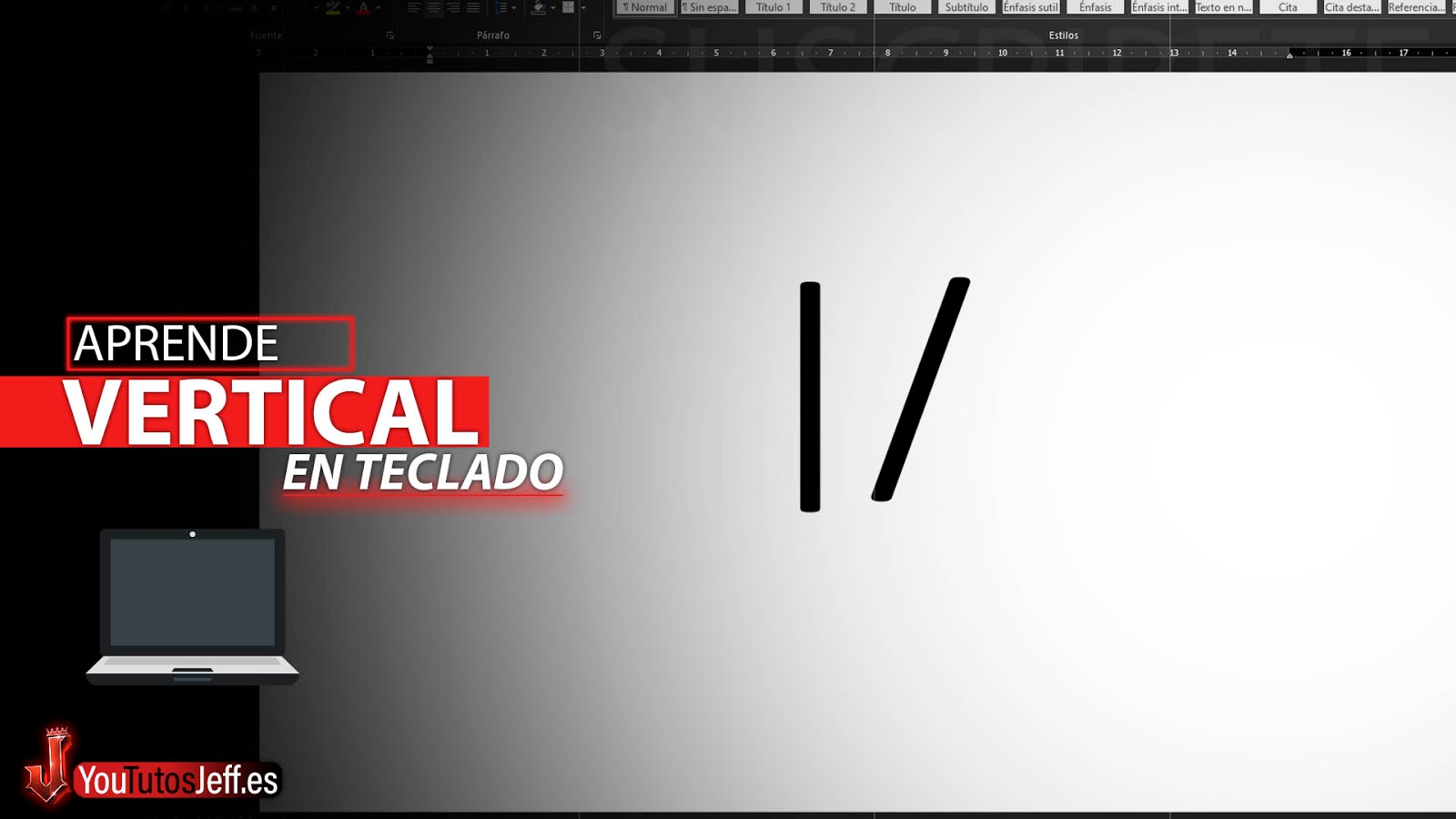 Como Hacer el Signo de Barra Vertical en mi Teclado