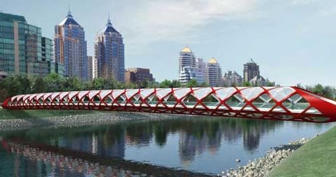 PRANCHETA DE ARQUITETO: PONTE: THE BRIDGE OF PEACE, CALGARY