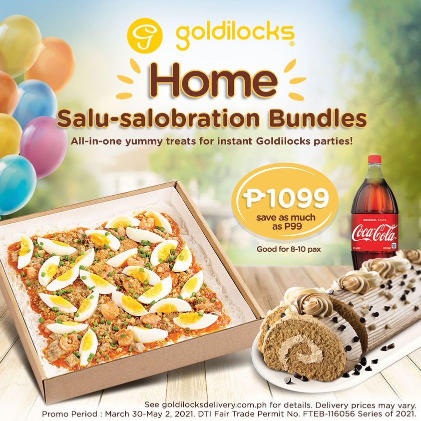 Manila Shopper: Goldilocks Takeout & Delivery Promos