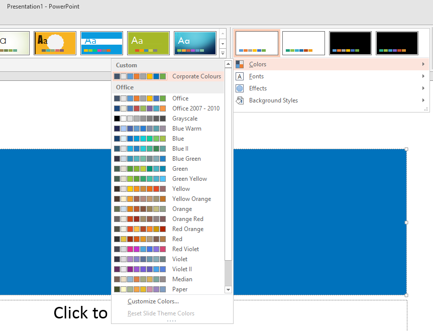Michael's TechBlog: Add a custom colour to your default colour palette ...