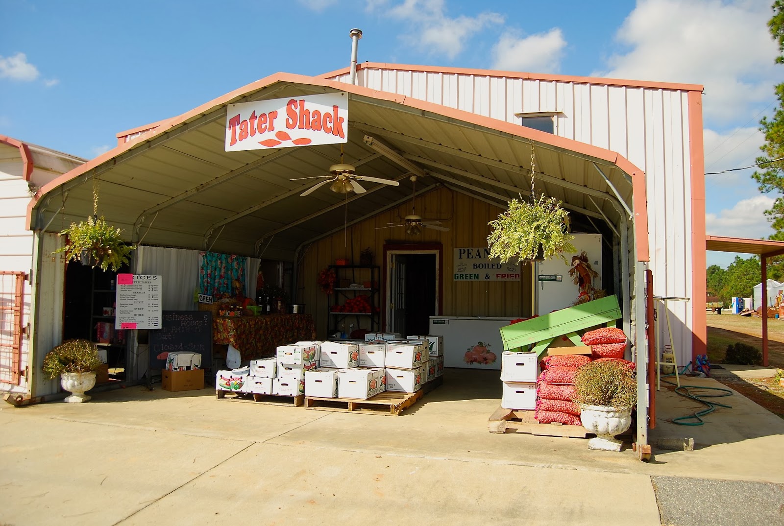 Helen A. Lockey: Tater Shack, Tifton, Georgia: Very Sweet Potatoes