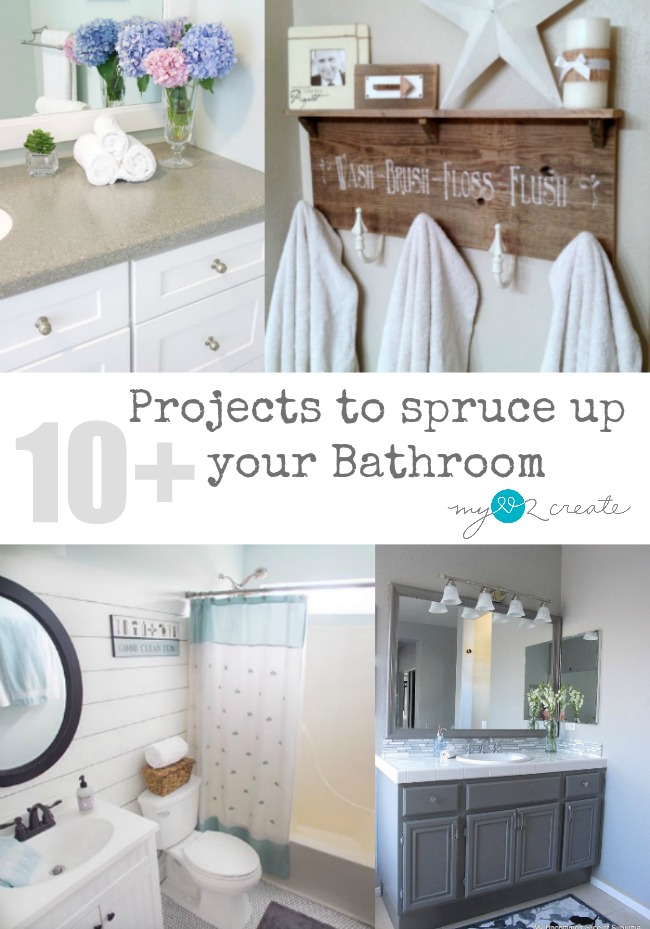 10 Projects To Spruce Up Your Bathroom My Love 2 Create