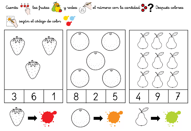 MeseTEA: CUENTA Y COLOREA.