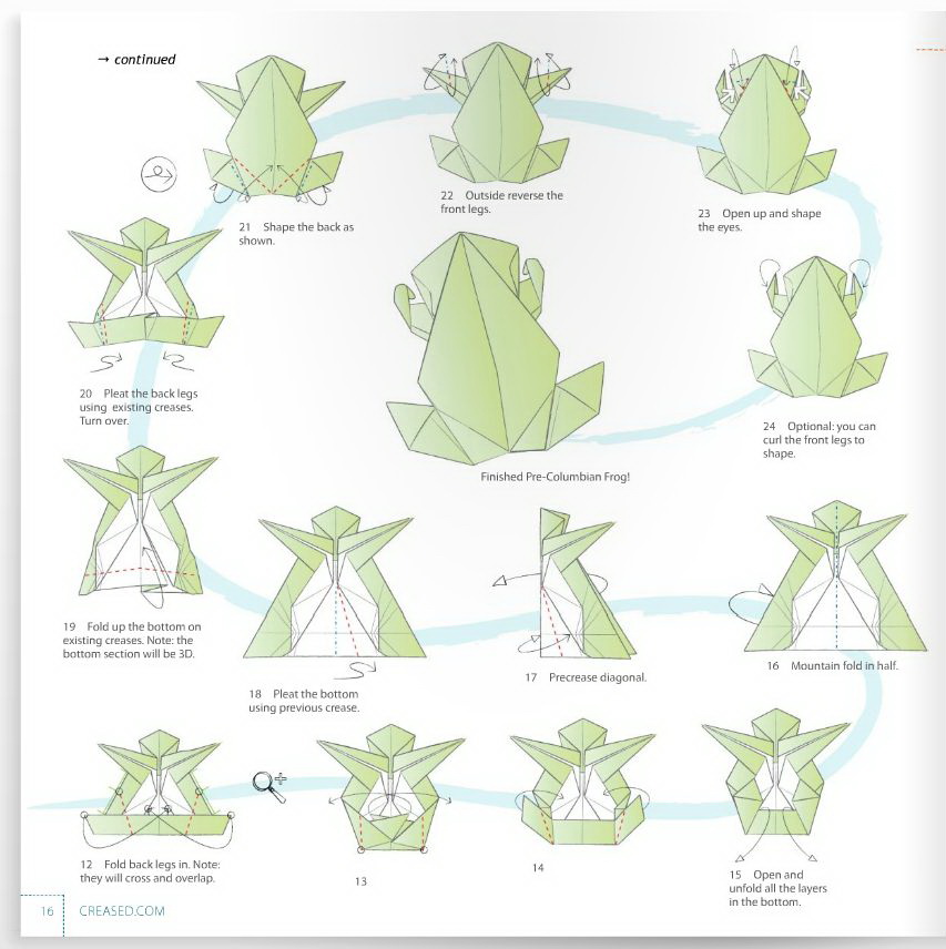 Origami Creased Magazine 4 - Ruby Book Origami