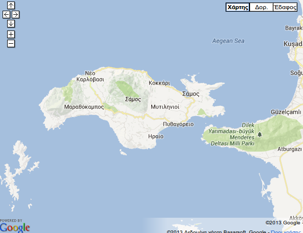 My Samos: Ένα blog για τη Σάμο: Η Σάμος ξανά στους χάρτες της Google!