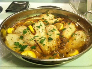 Kosher Kitchen: Poached Flounder