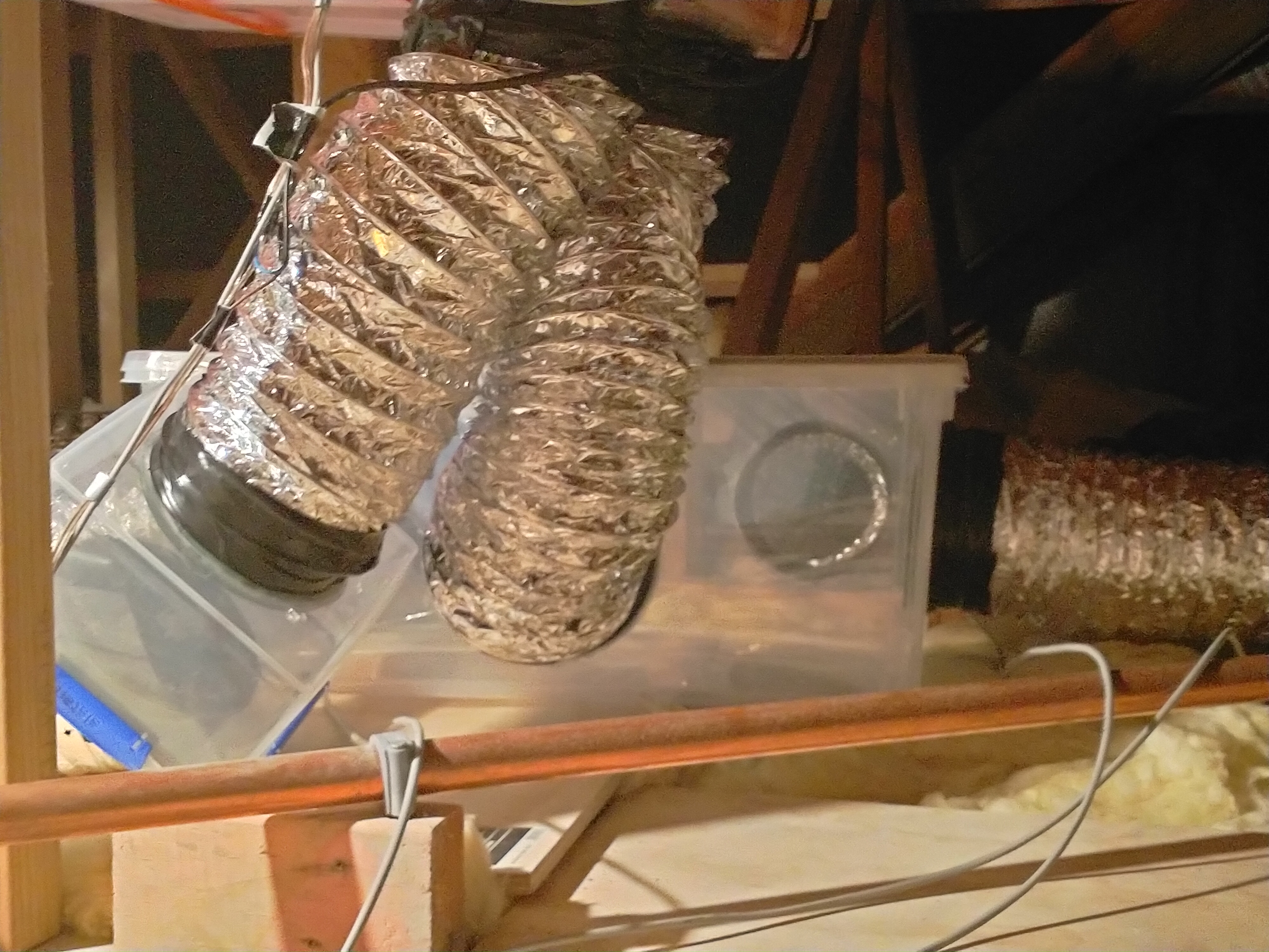 Added a 60 Litre Plenum air-distribution box on the fresh air side