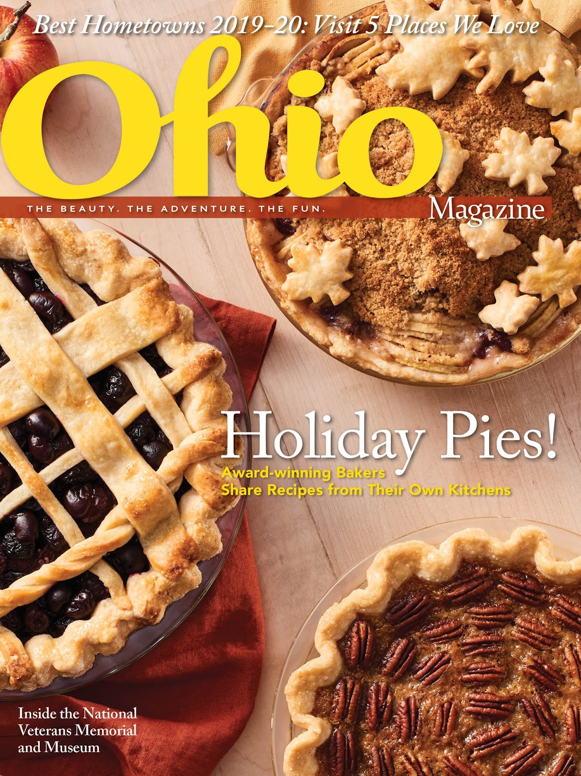Blue Ribbon Kitchen: Ohio Magazine Pies! Cranberry Apple Double Topped ...