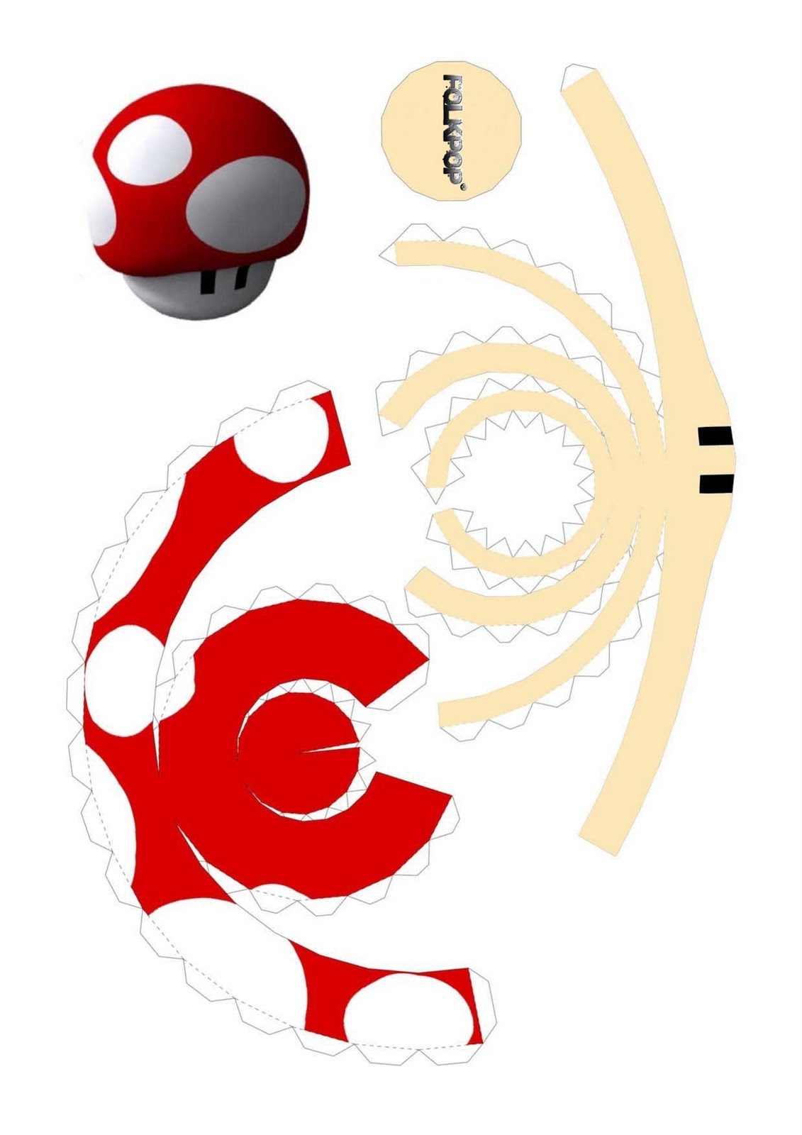 outros papercraft | pixelgame-papercraft