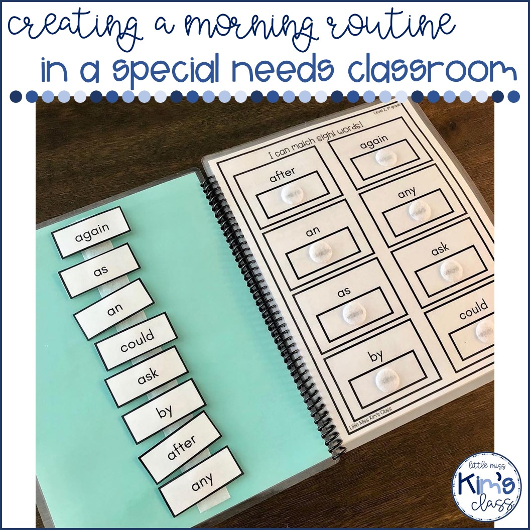 Little Miss Kim's Class: Creating a Morning Routine in a Special ...