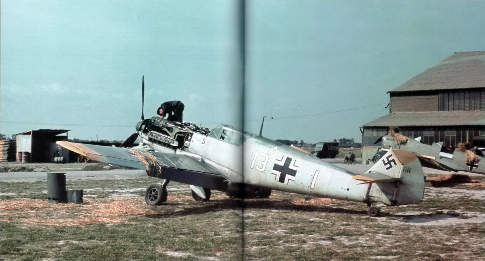 NAZI JERMAN: Foto Messerschmitt Bf 109