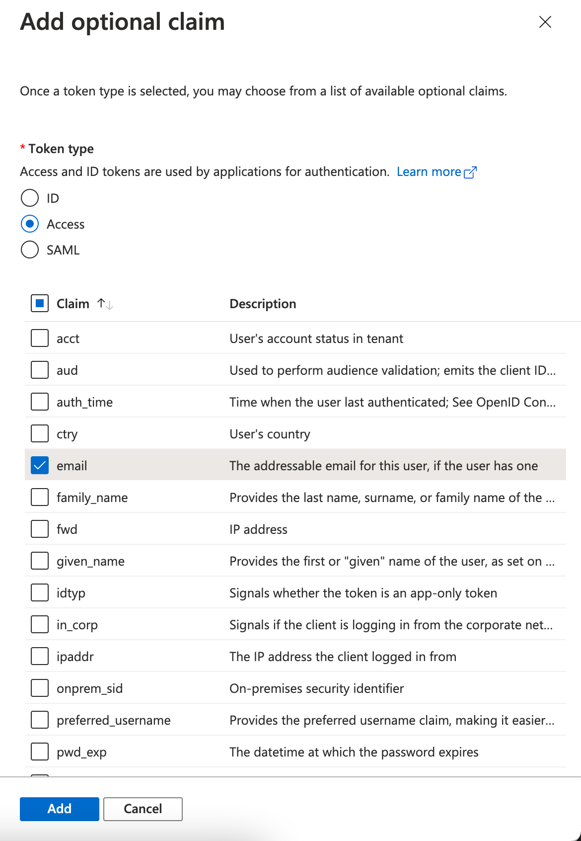 Aspnet Core Securing The Aspnet Core Api Using Azure Ad And User Access Tokens 7072