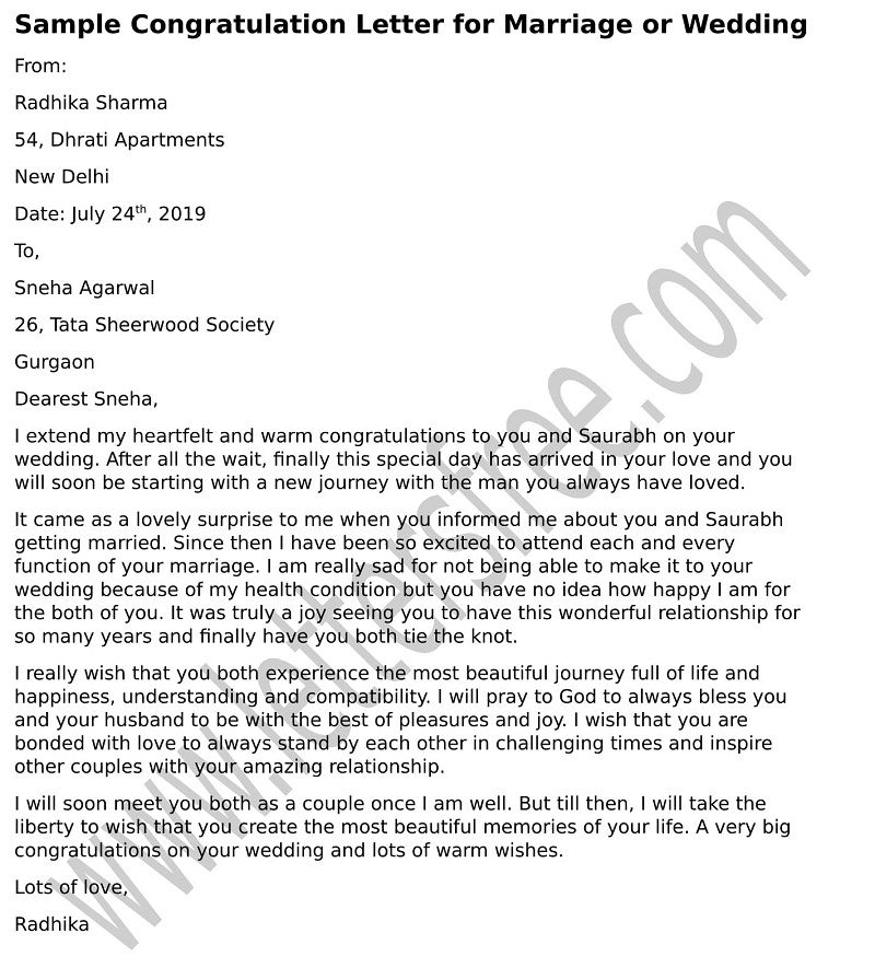 Wedding Proposal Letter Sample - Birthday Letter