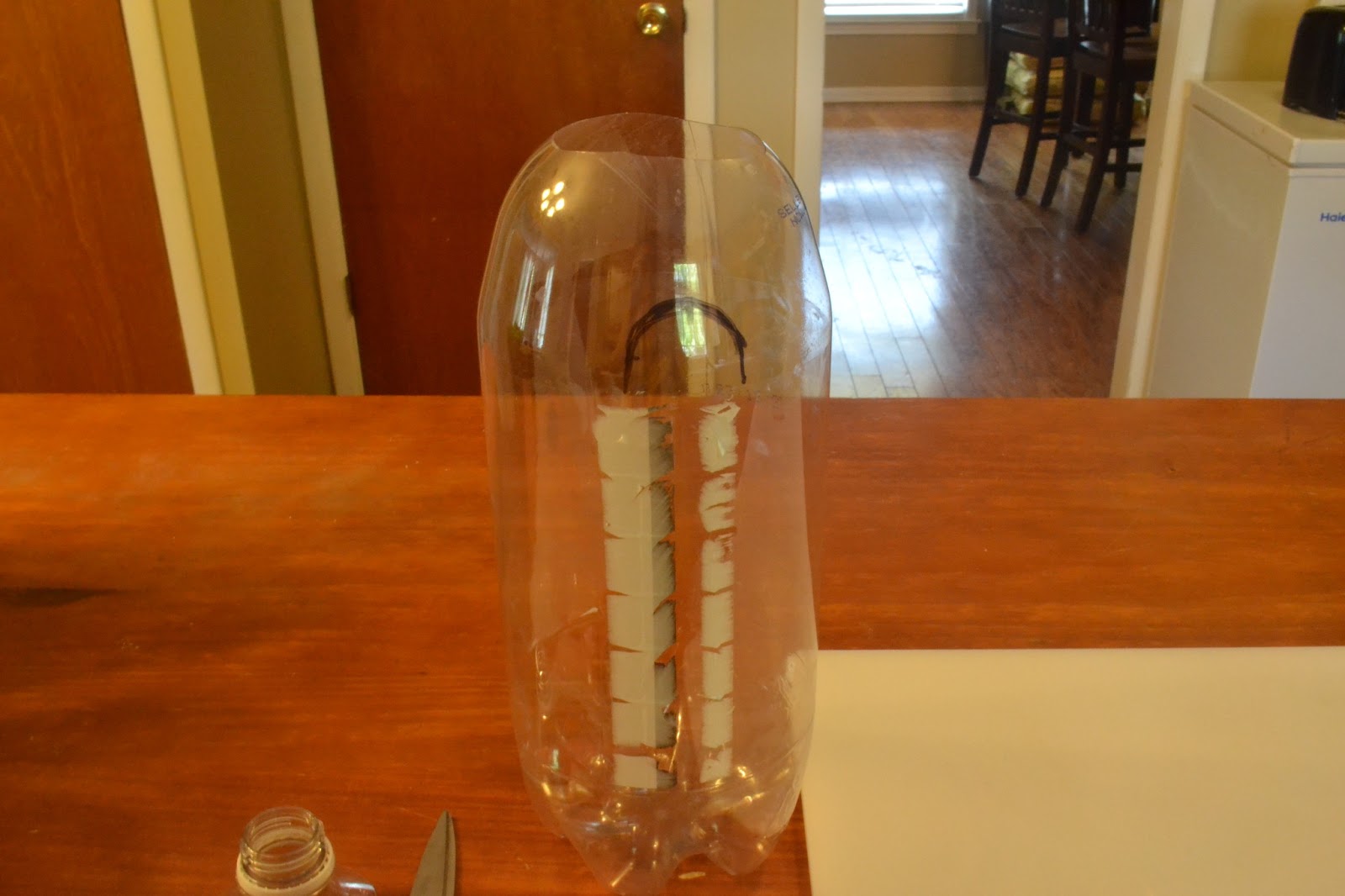 The Upcycling Nanny: Upcycled Plastic Bottle Drip Catcher and Faucet Basket