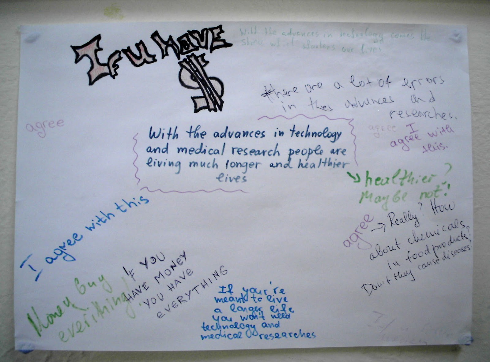Better and better at English: Graffiti in the classroom?