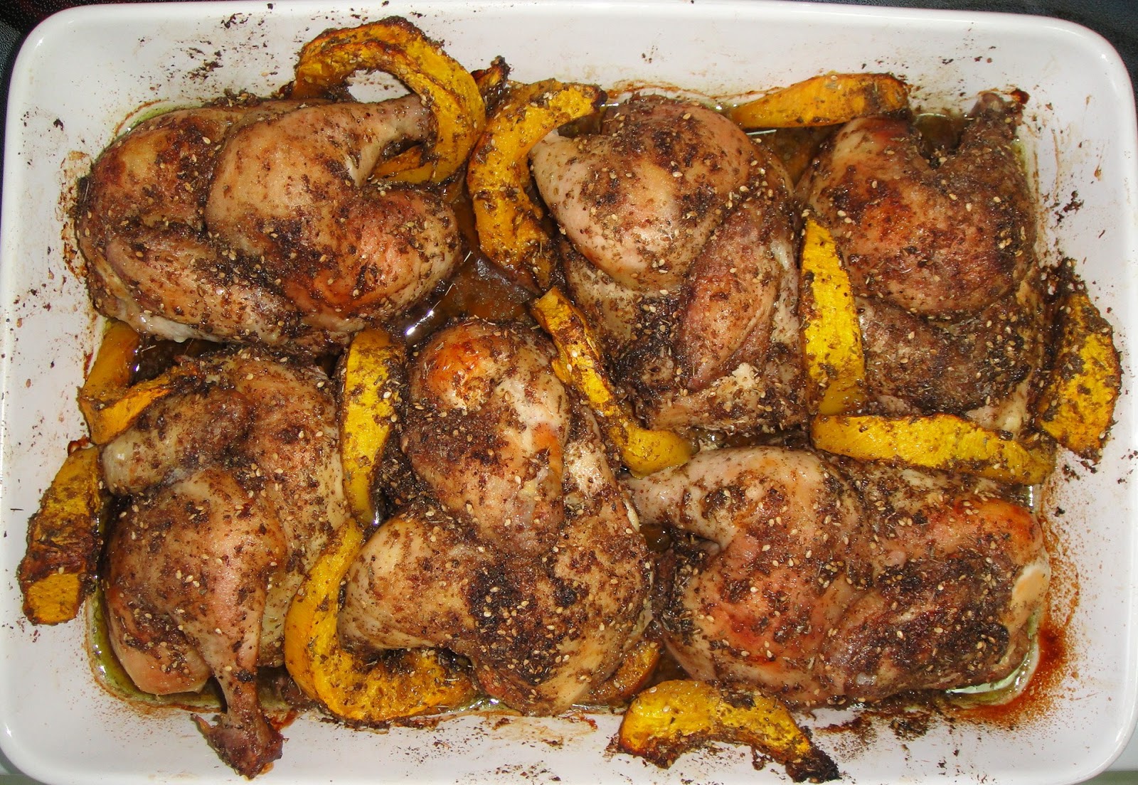 Maryam's Culinary Wonders: 331. Zaatar Chicken Roast