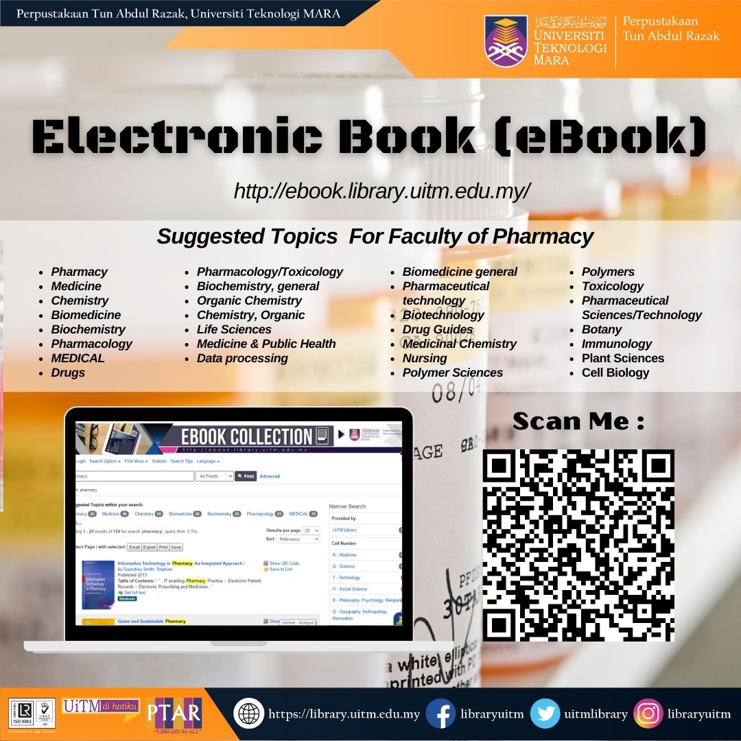 Discover our eResources on Faculty of Pharmacy eBooks - Perpustakaan UiTM