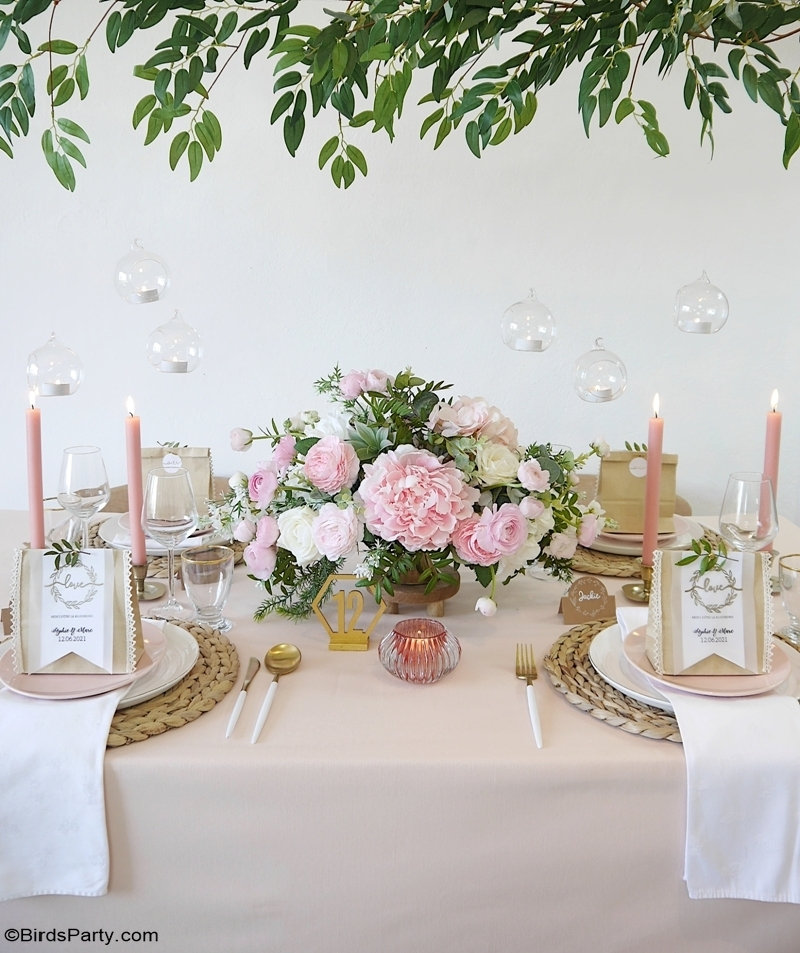 DIY Ideas for a Small Indoor Wedding - Party Ideas | Party Printables Blog