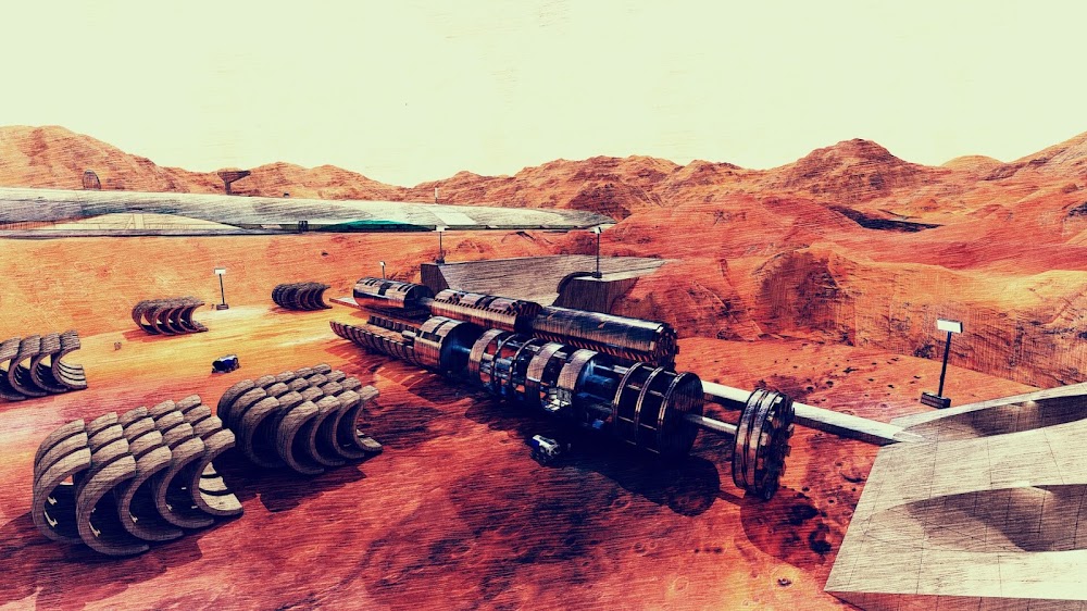 How SpaceX Mars Colony could look like in a few decades | human Mars