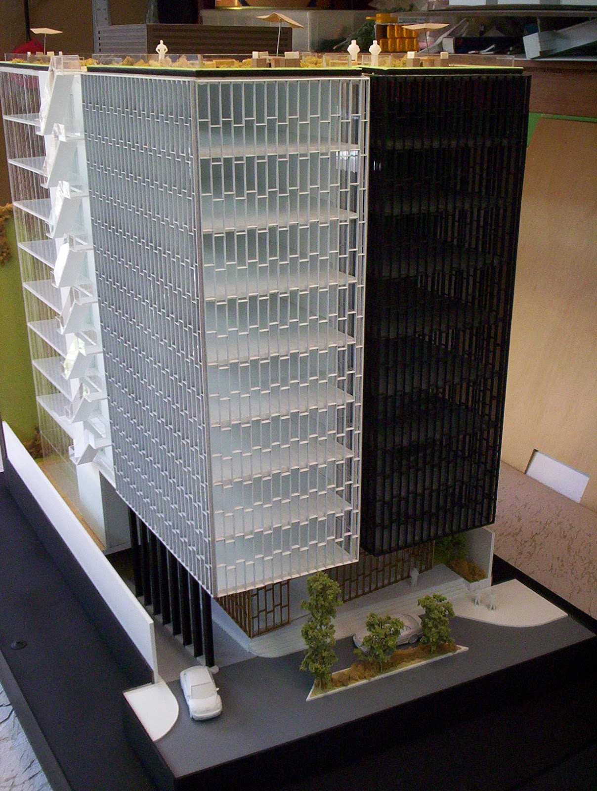 Maqueta de Edificio de Oficinas