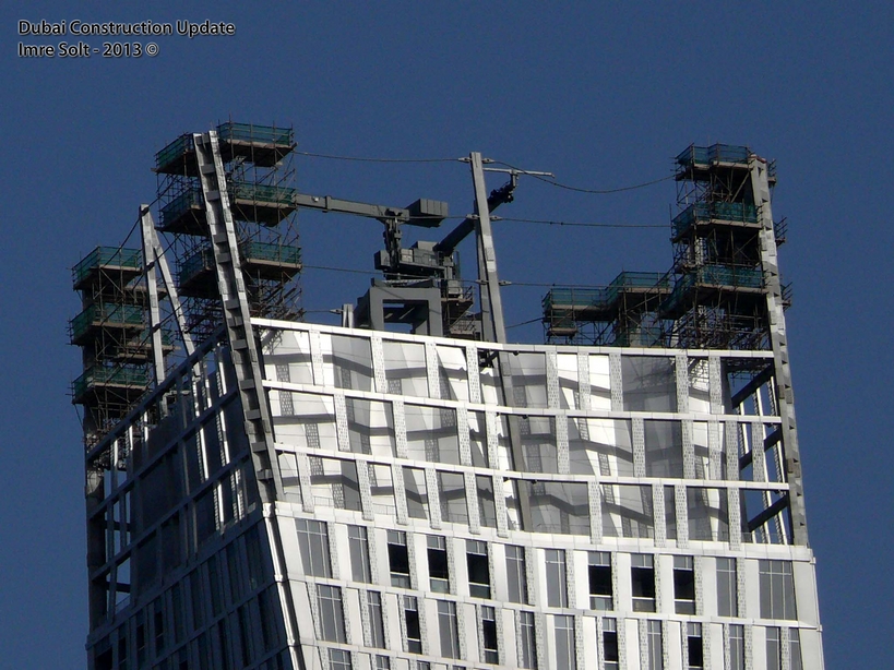 Dubai Constructions Update by Imre Solt: Cayan Tower photos , aka ...