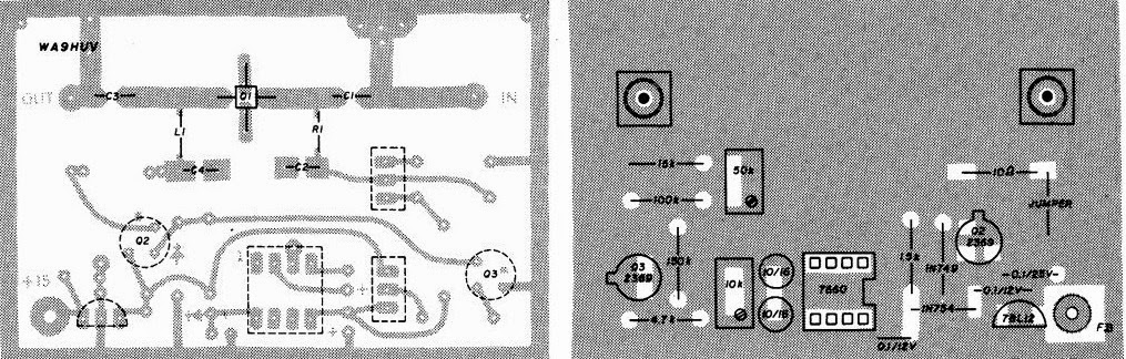Radio Frequency Amplifier: 1296 MHz RF Amplifier using NEC70083