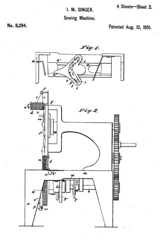 Singer Sewing Machine Diagram
