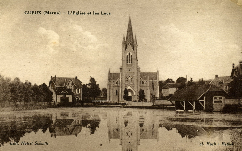 GNV Gueux Notre Village: L'Eglise de Gueux, en Cartes Postales