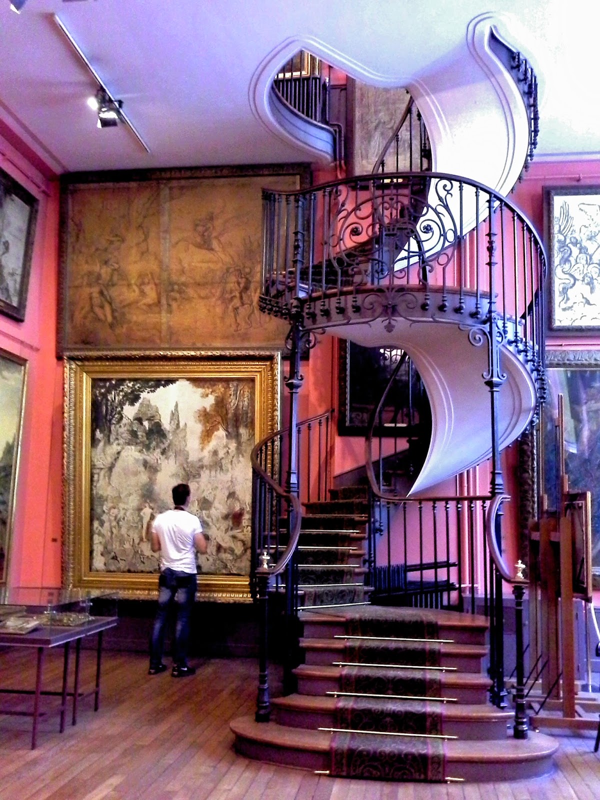 Johan Conradie In Paris: Musée Gustave Moreau Art Nouveau staircase.