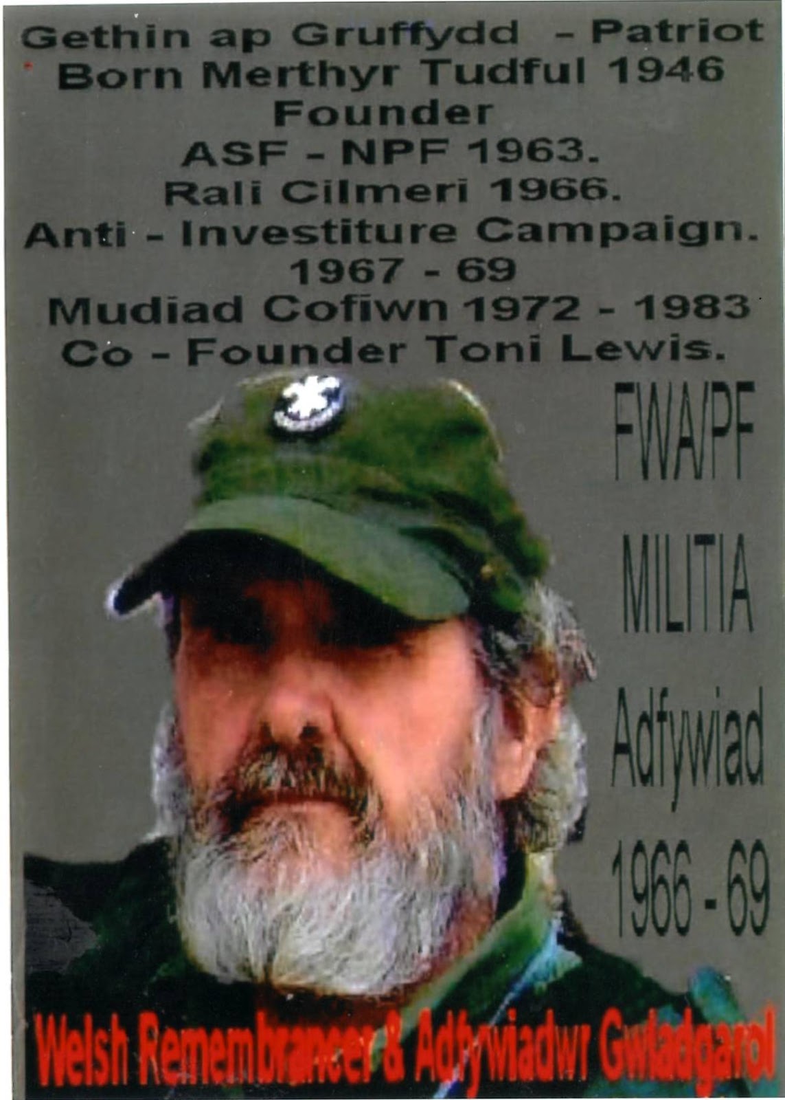 GETHIN AP GRUFFYDD: THEY SEIZED THE TIME 'SIXTIES STRUGGLE' OF THE ...