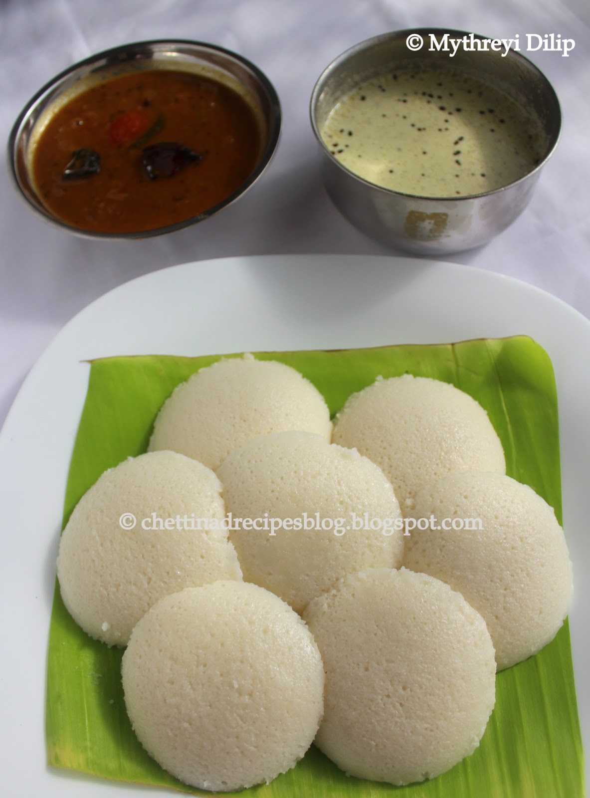 Idli recipe - Malligai poo idly - Chettinad Recipes
