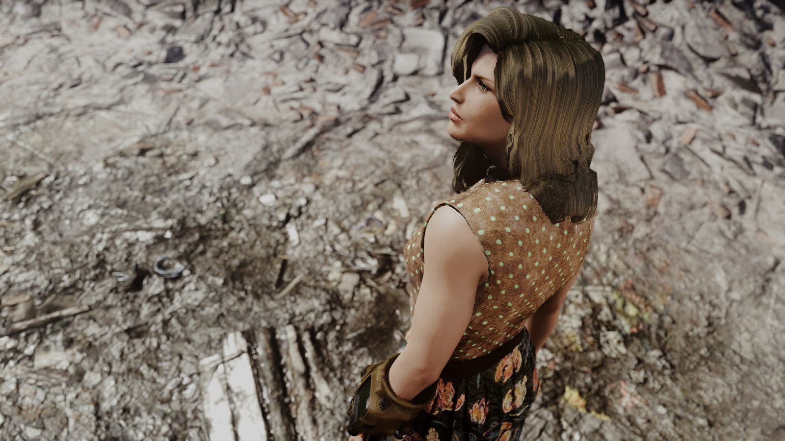 Floral dress for Fallout 4 - Vobla's creatures