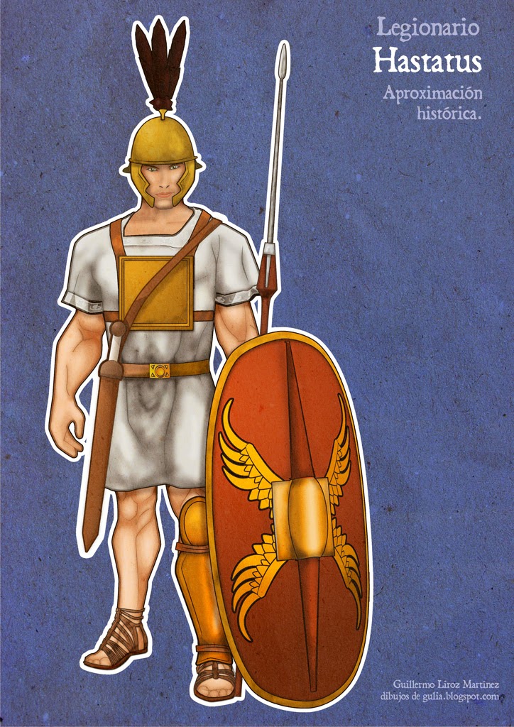 Los dibujos de Gulia: Hastati