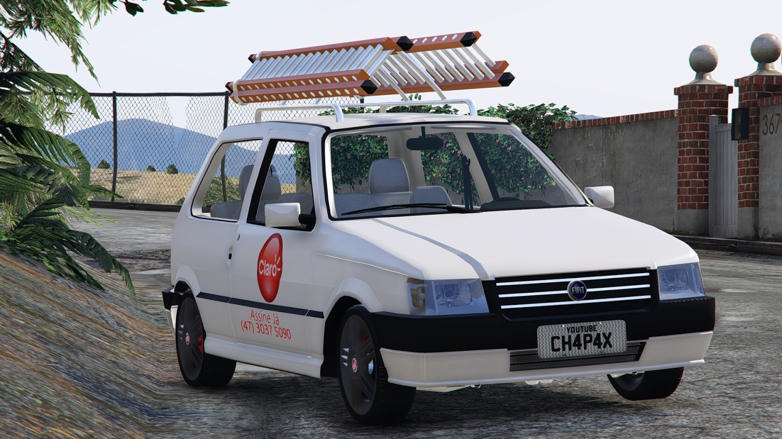 GTA5 - FIAT UNO DA CLARO ~ DestryerMods