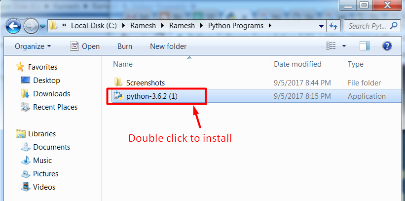 PYTHON INSTALLATION - RAMESH'S BLOG