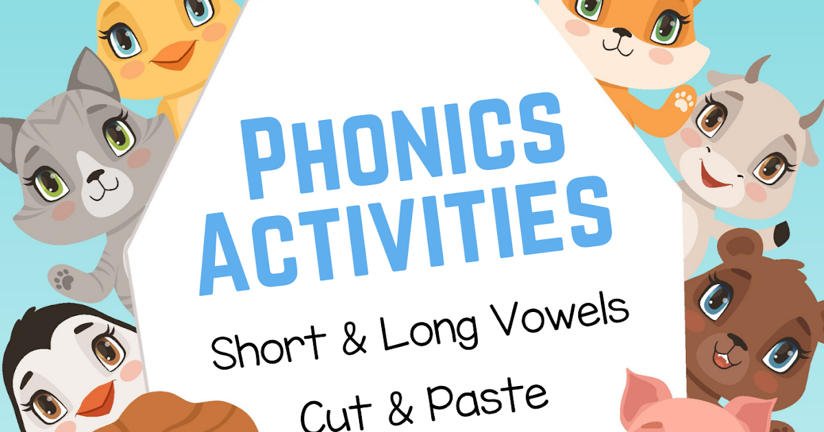 Phonics Activity Book ( Vowels ) Cut And Paste