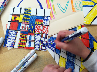 Olive ART! Do You???: Piet Mondrian with 2nd Grade