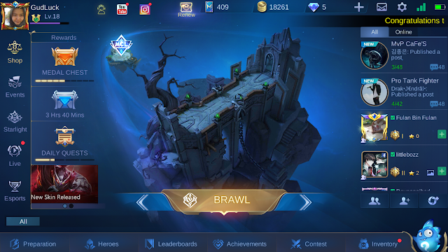 Tampilan UI Baru MLBB Versi 2.0 Unity Lite | CatatanDroid