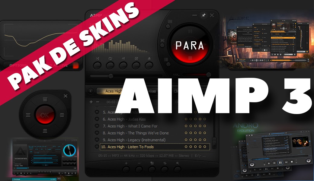 Skins para AIMP 3 Descargar Nuevos - STUDIO W PRODUCCIONES