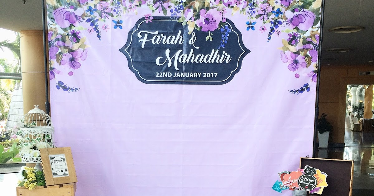 Ideasbyfarah: PHOTO BOOTH PRINTED BACKDROP FULL PACKAGE 2017