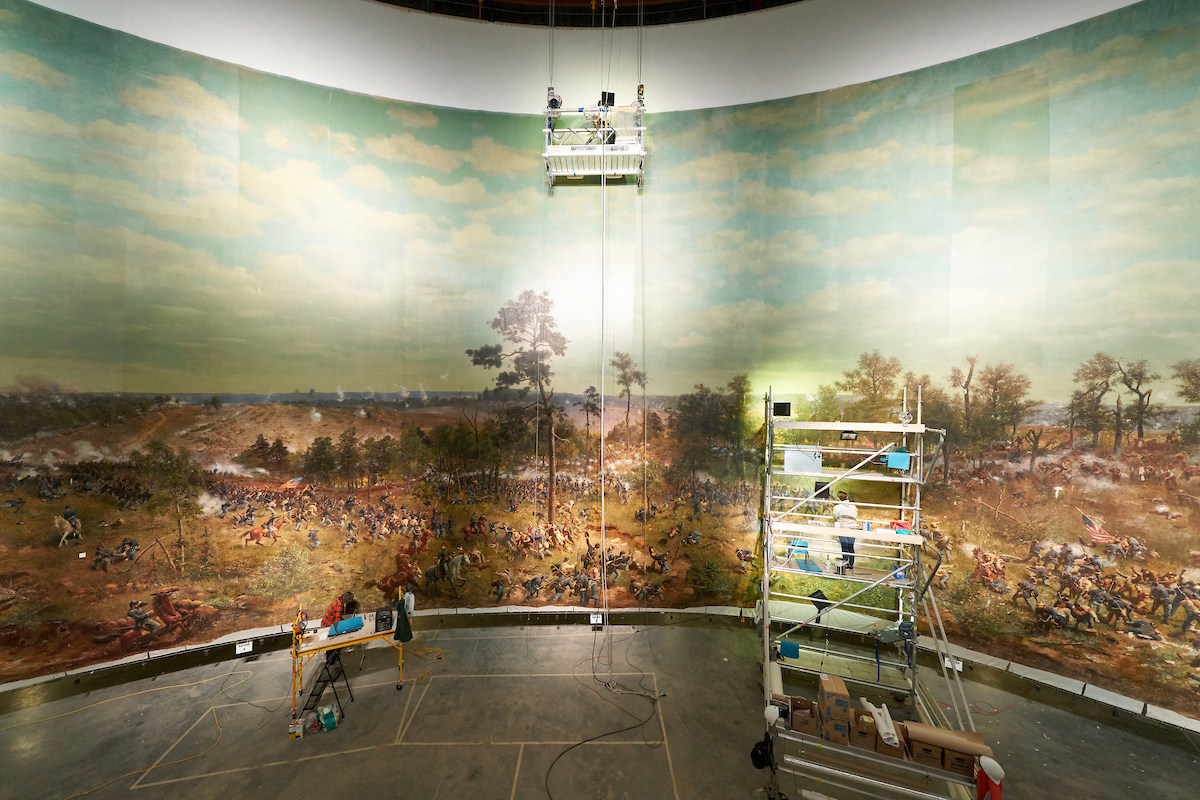 Atlanta History Center Unveils Restored 1886 Cyclorama Depicting 1864 ...