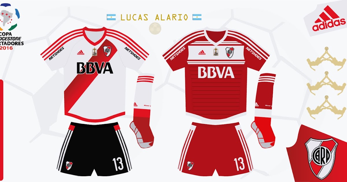 Design Futbol Kits: River Plate (ARG) 2016 (Libertadores)